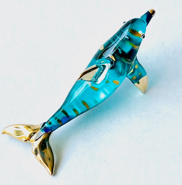 Coloured Glass - Dolphin aqua blue colour – Webb Arts