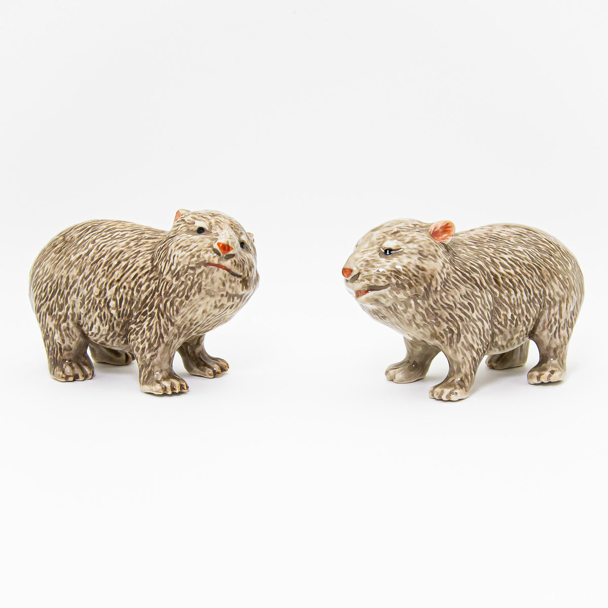 Porcelain Ceramic - Salt n' Pepper Wombats – Webb Arts
