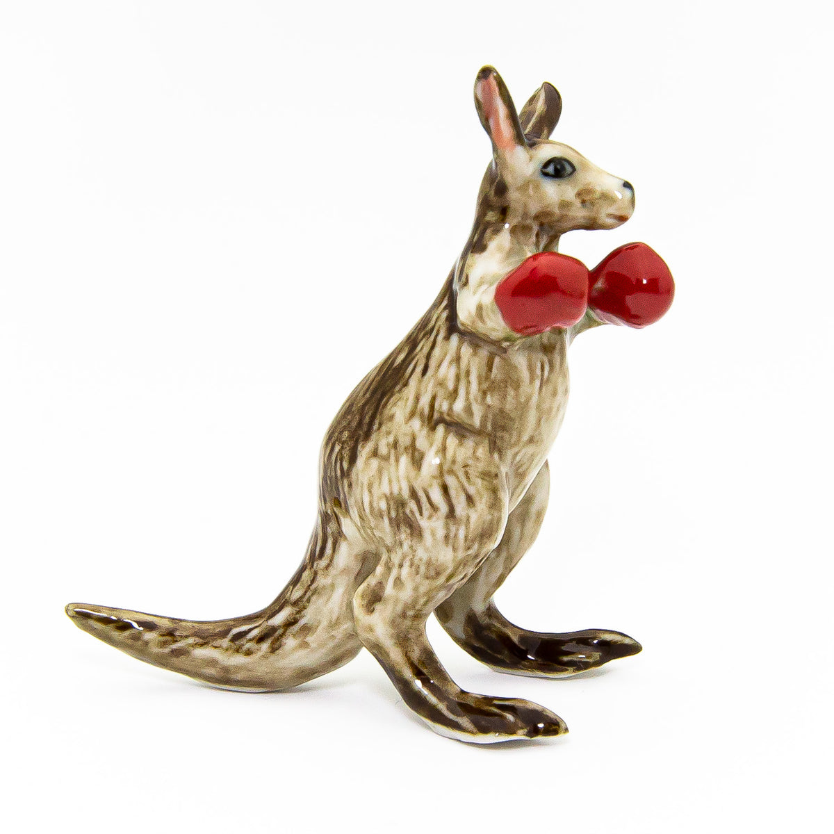 Porcelain Ceramic - Boxing Kangaroo Red or Blue gloves – Webb Arts