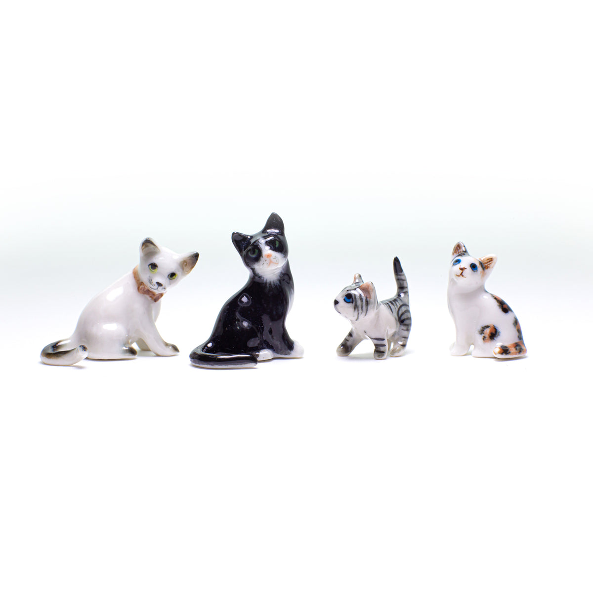 Porcelain Minatures - Cat Grey 1 – Webb Arts
